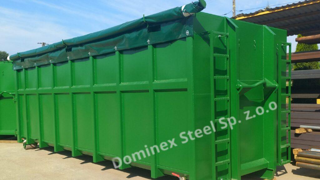 Open top standard hook-lift containers - Dominexsteel